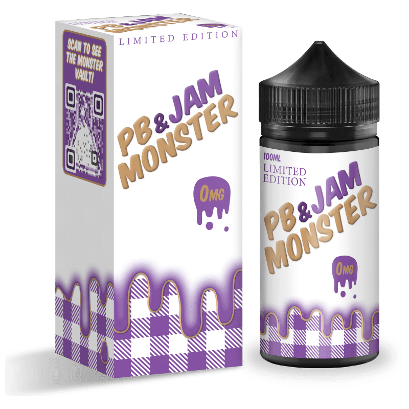 Jam Monster PB & Jam Grape – 100ml | MegaCloud Vape Shop