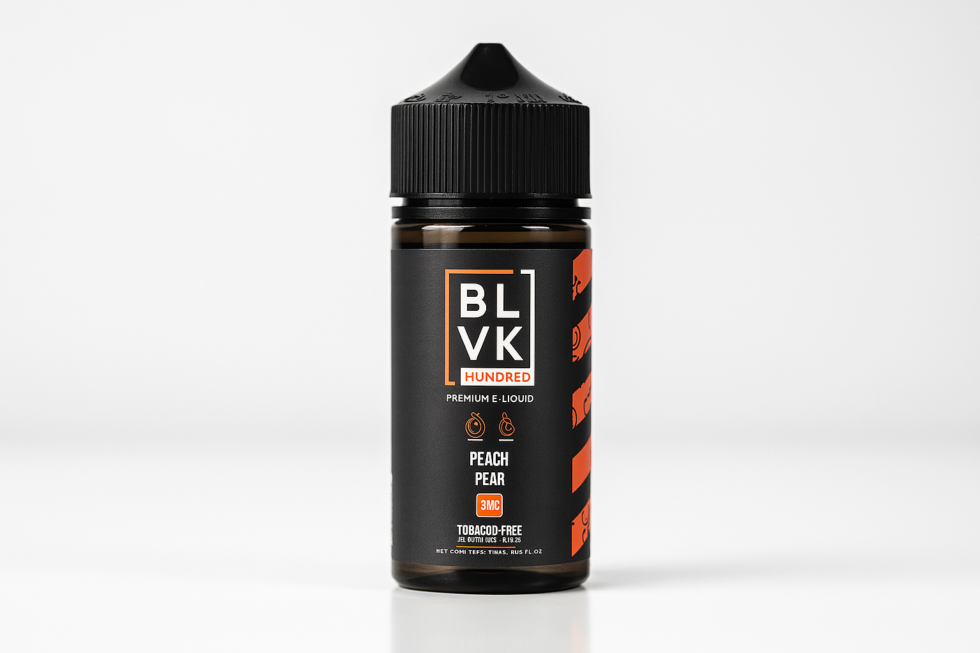 Peach Pear By Blvk Tf Nic 100ml Liquid Apple Peach ElfLiq Nic Salt | 4 ...