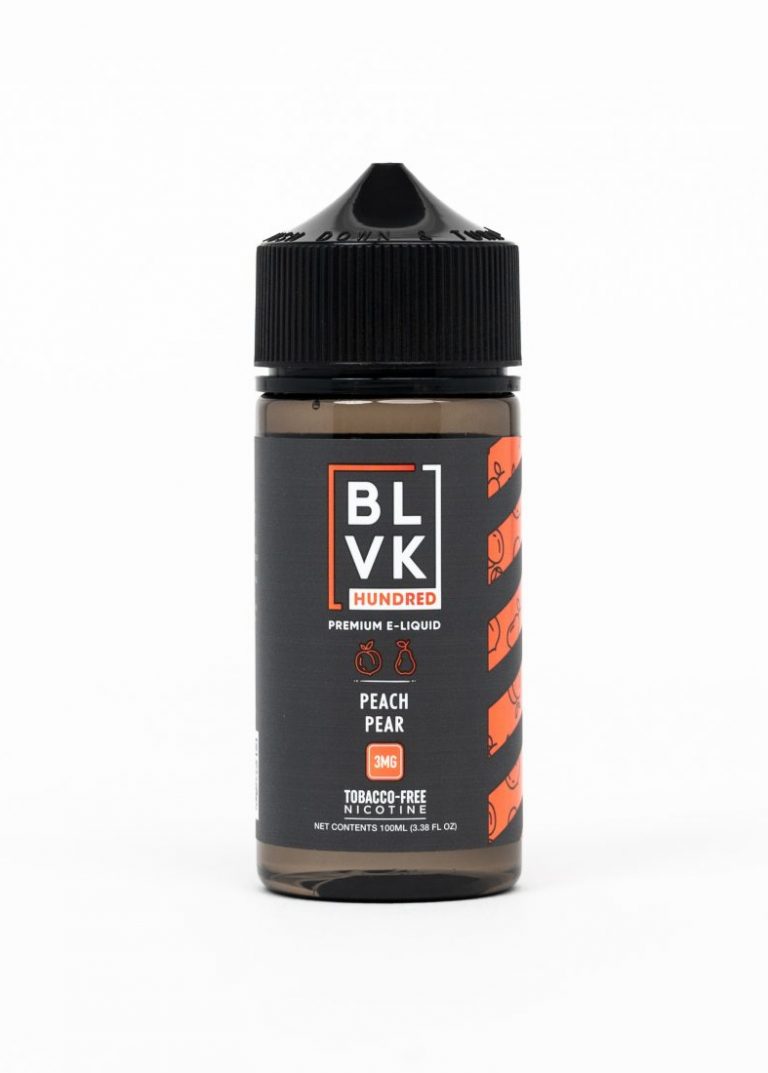 BLVK Hundred Peach Pear – 100ml | MegaCloud Vape Shop