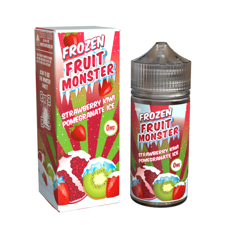 Frozen Fruit Monster Strawberry Kiwi Pomegranate – 100ml | MegaCloud ...