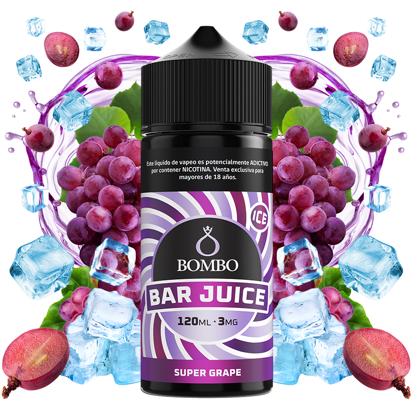 Bombo Bar Juice Super Grape-120ml - MegaCloud Vape Shop